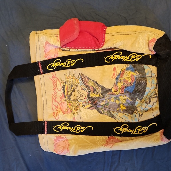 Ed Hardy | Bags | Vintage Ed Hardy Tote Bag Canvas | Poshmark